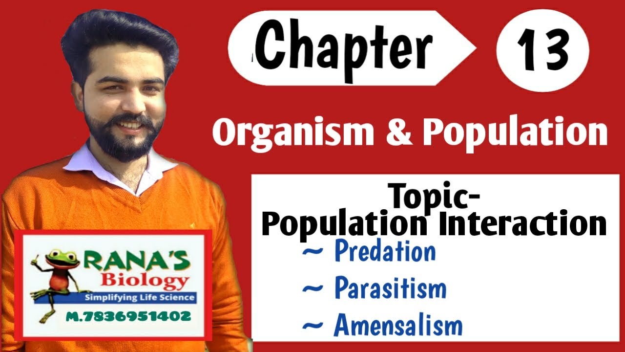 CLASS 12 | NEET | CHAPTER 13 ORGANISM & POPULATION ( PREDATION ...