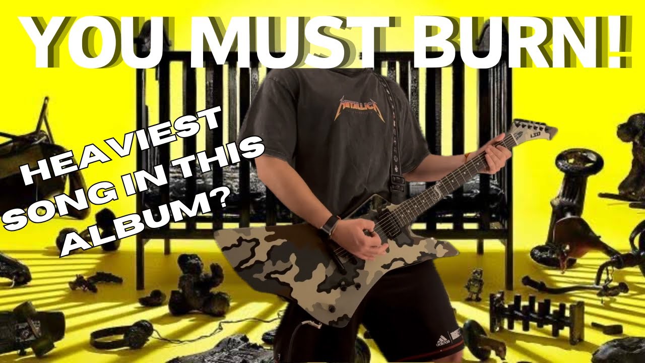 Metallica - You Must Burn! Rhythm Guitar Cover w/ ESP LTD Snakebyte ...