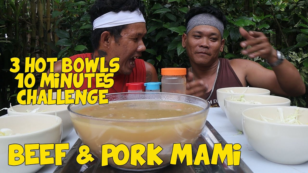 3 BOWLS ON BEEF AND PORK MAMI 10 MINUTES CHALLENGE - YouTube