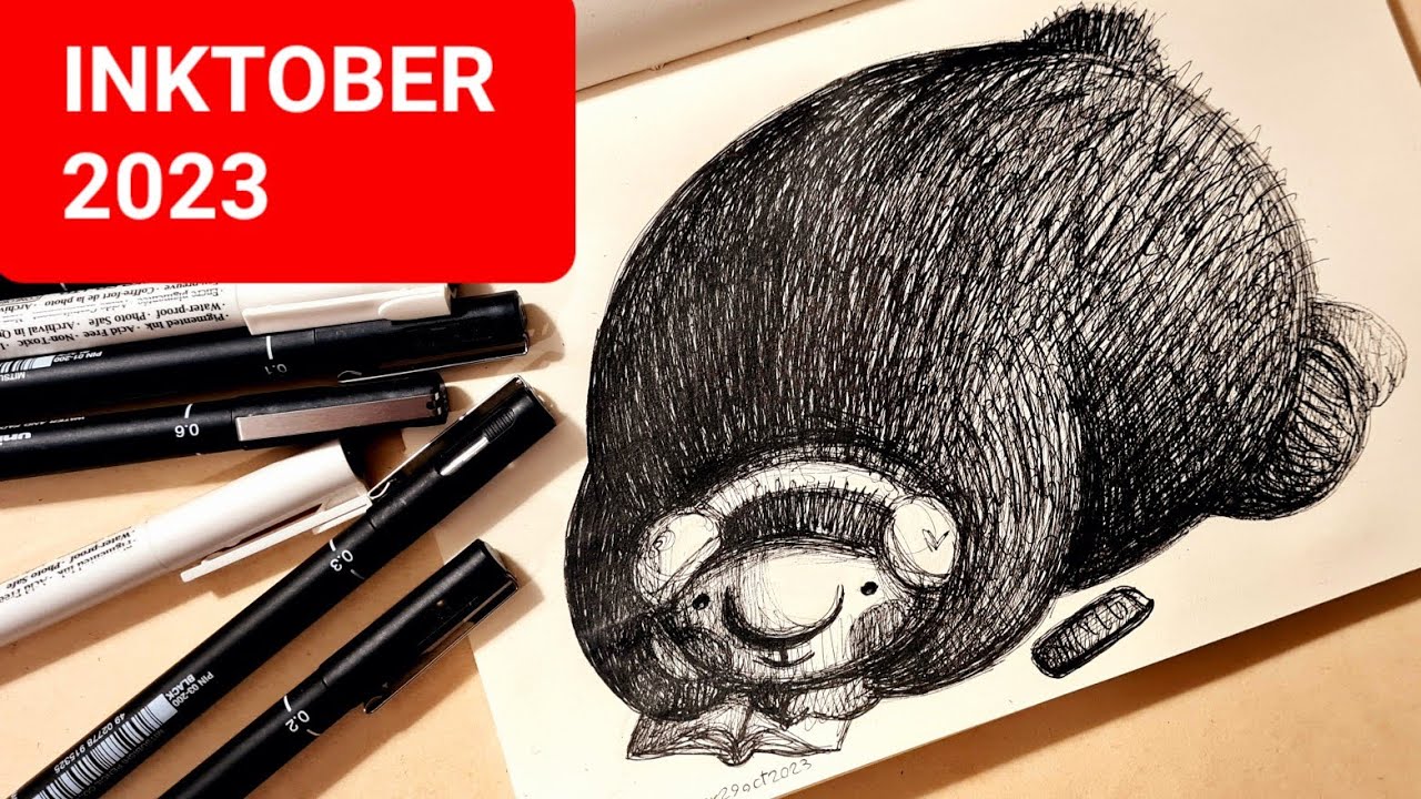 INKTOBER 2023/Day 29/Massive/Big Bear - YouTube