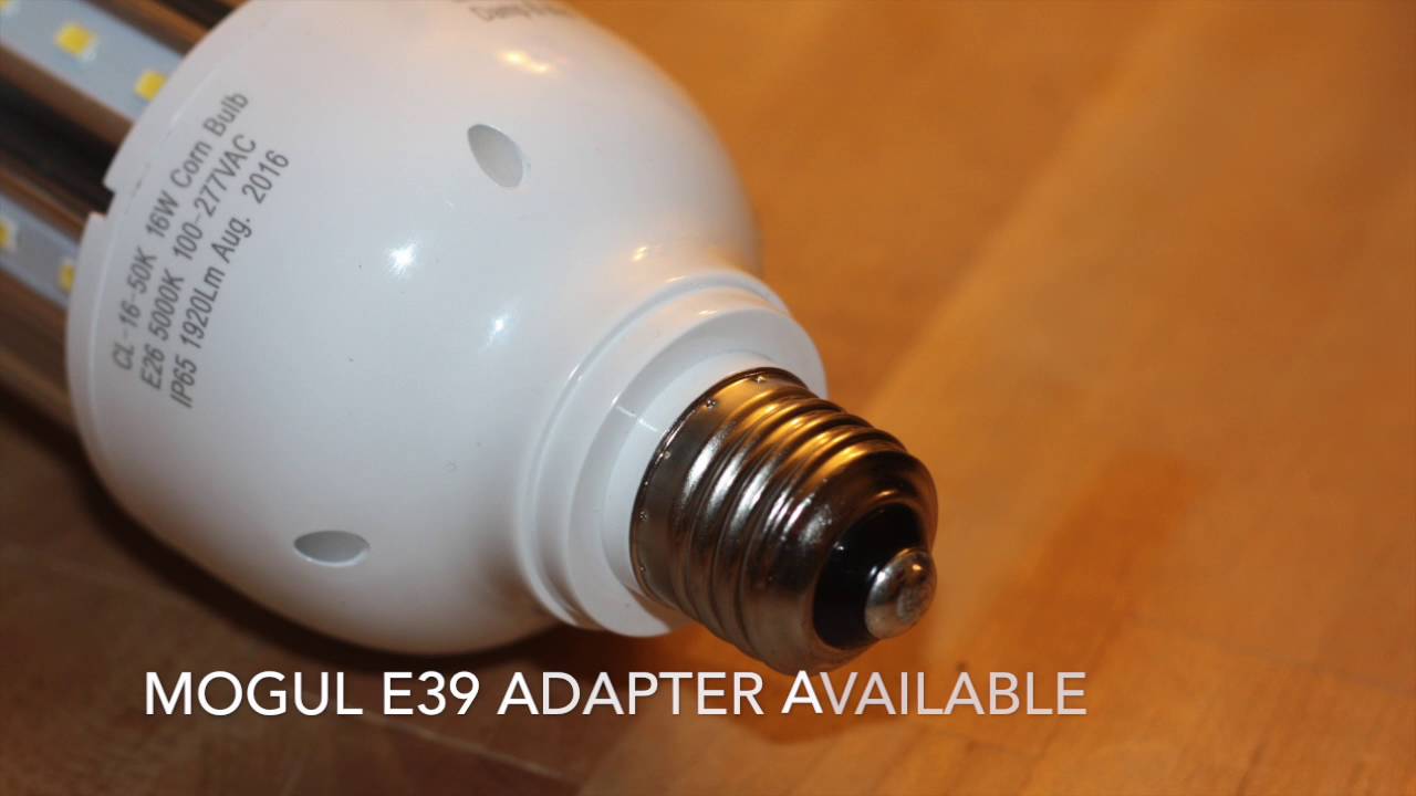 LED Replacement for 50 Watt HID - YouTube