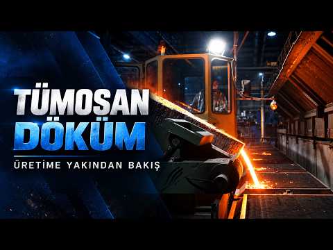 TÜMOSAN Döküm A.Ş. üretim kapasitesiyle ekonomiye katkı sağlıyor.