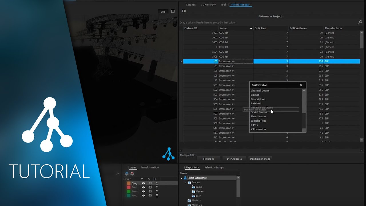 Depence² | Fixture Manager | Tutorial - YouTube