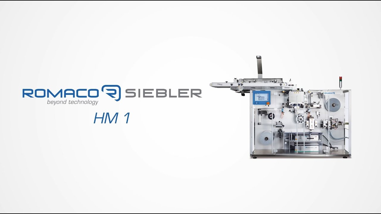High performance strip packaging - Romaco Siebler HM1 - YouTube