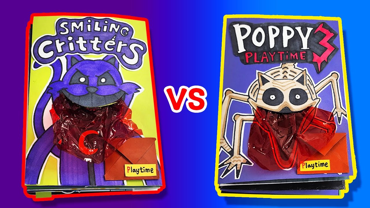 Poppy Playtime Chapter 3😈 vs Poppy Playtime Chapter 3💀 (Game Book ...