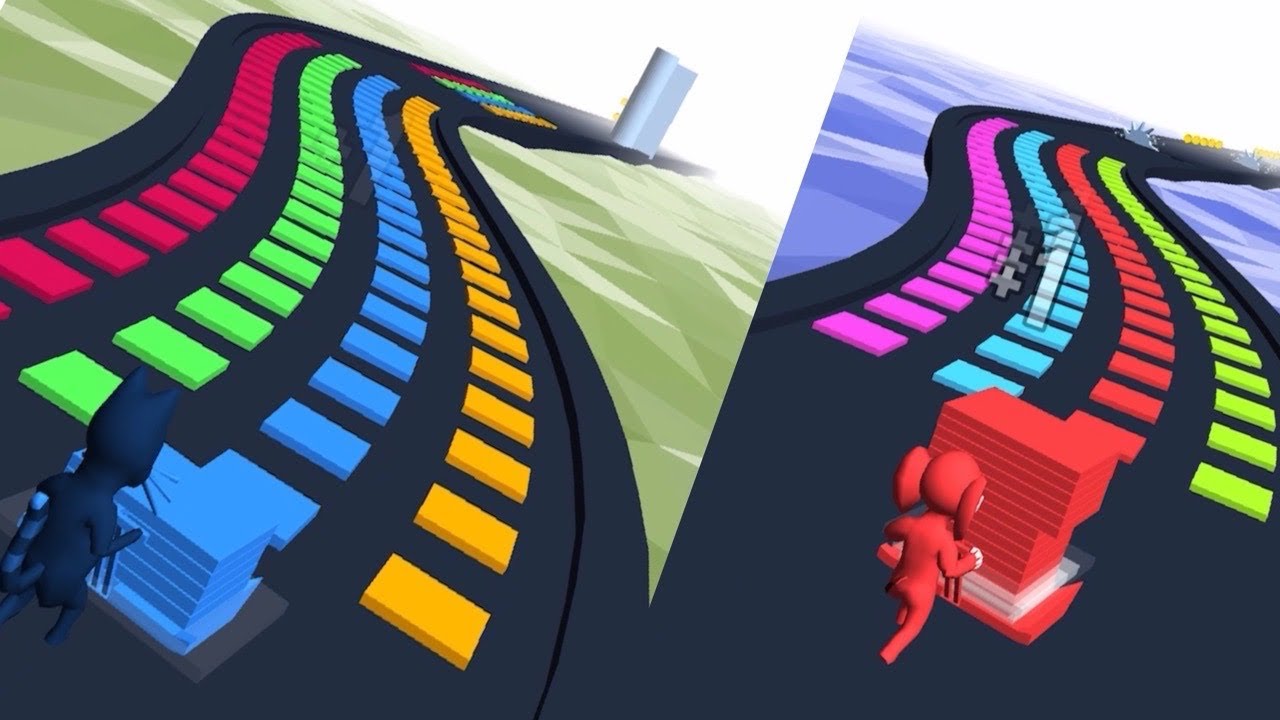 Stack colors | Max Levels!! All Levels game play walkthrough - YouTube