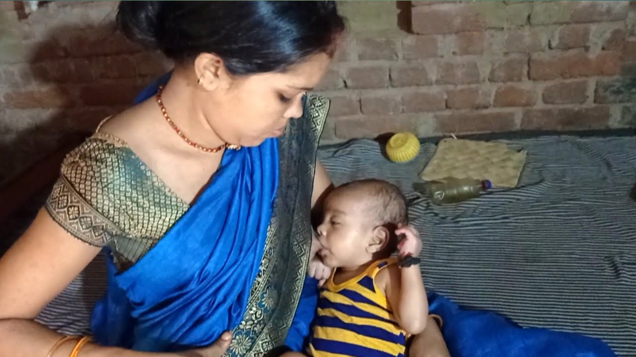 today my 2nd cute baby chhip kar breastfeeding kar raha hai - YouTube