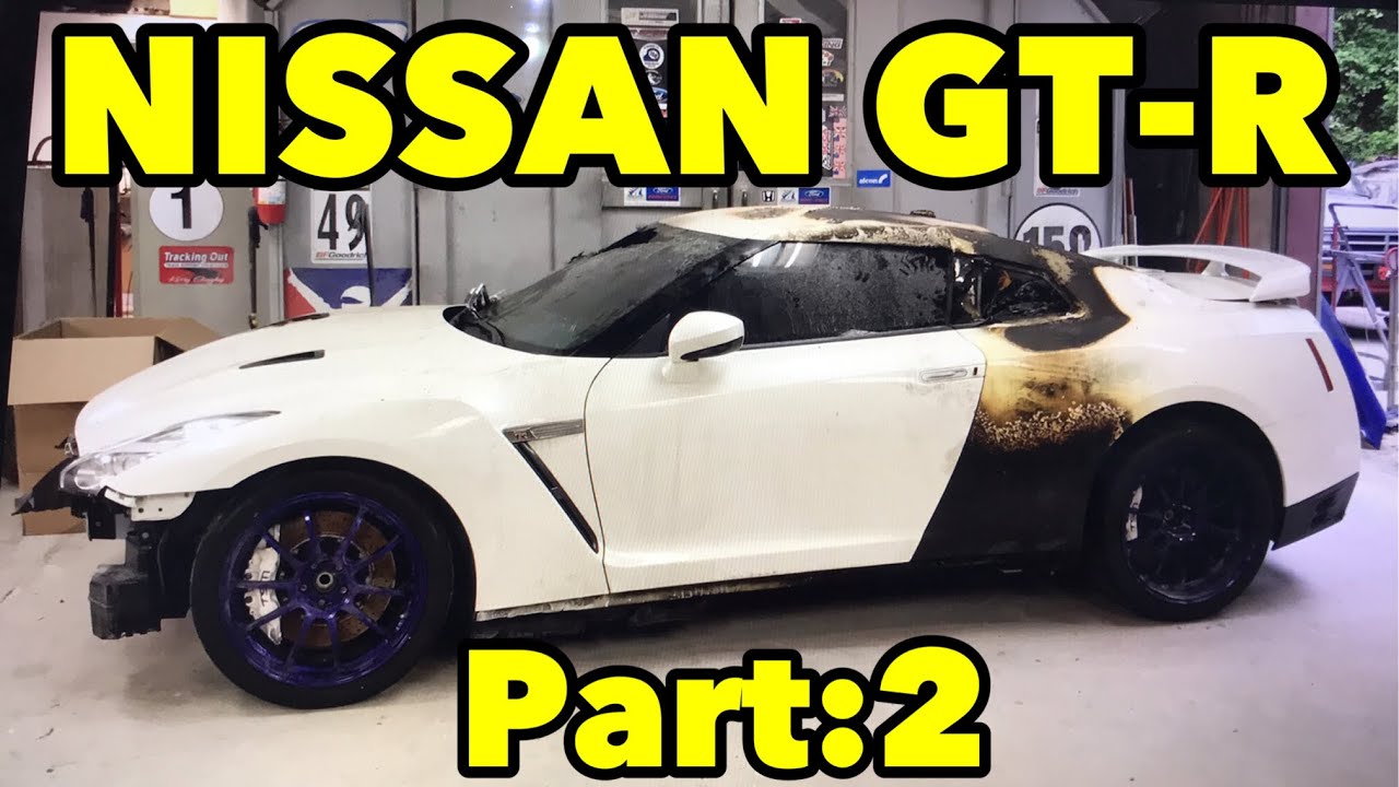 Rebuilding A Nissan GT-R (Part:2) Getting Started On The Repair - YouTube