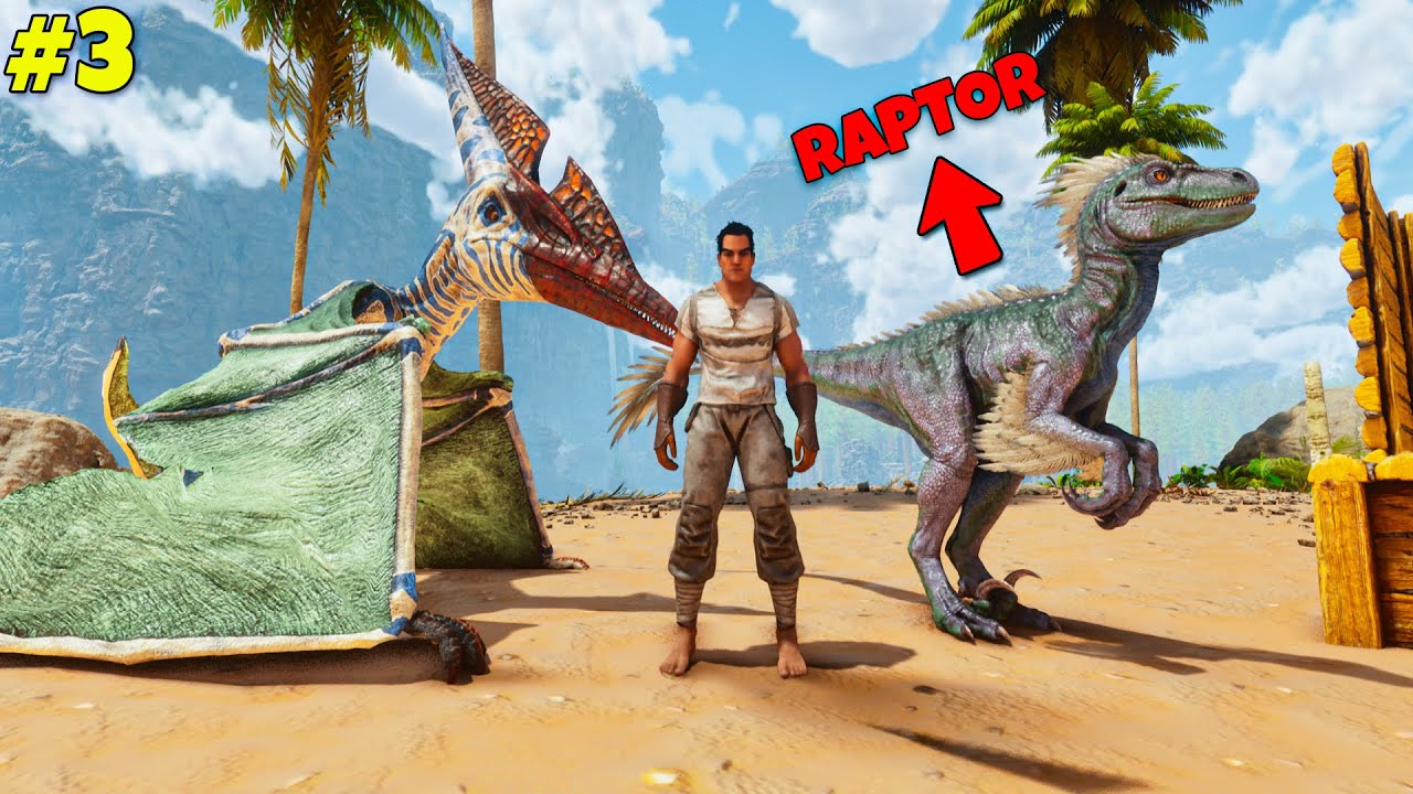 Finally i Got a Raptor | Ark Survival Ascended Gameplay #3 - YouTube