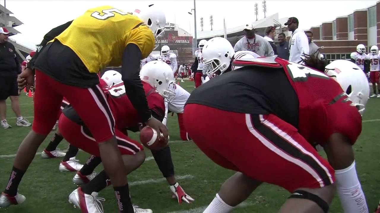 louisville football spring ball 1 - YouTube