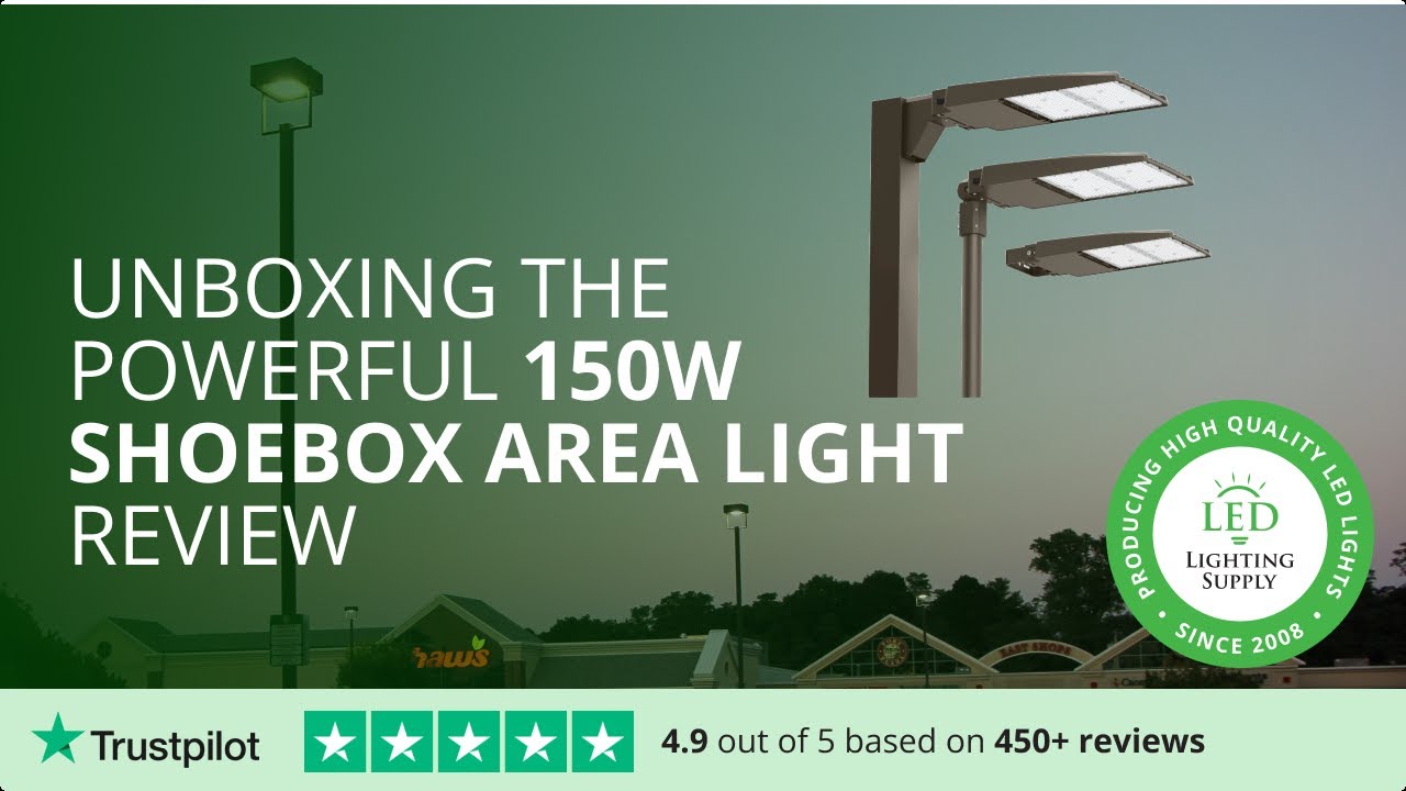 Unboxing the Powerful 150W Shoebox Area Light Review - YouTube