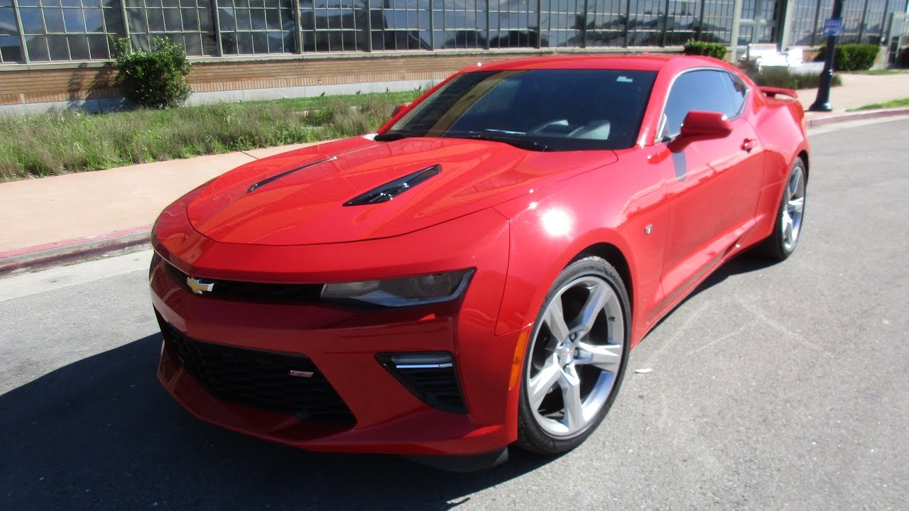 2017 Red Chevrolet 2SS Camaro Walkaround - YouTube