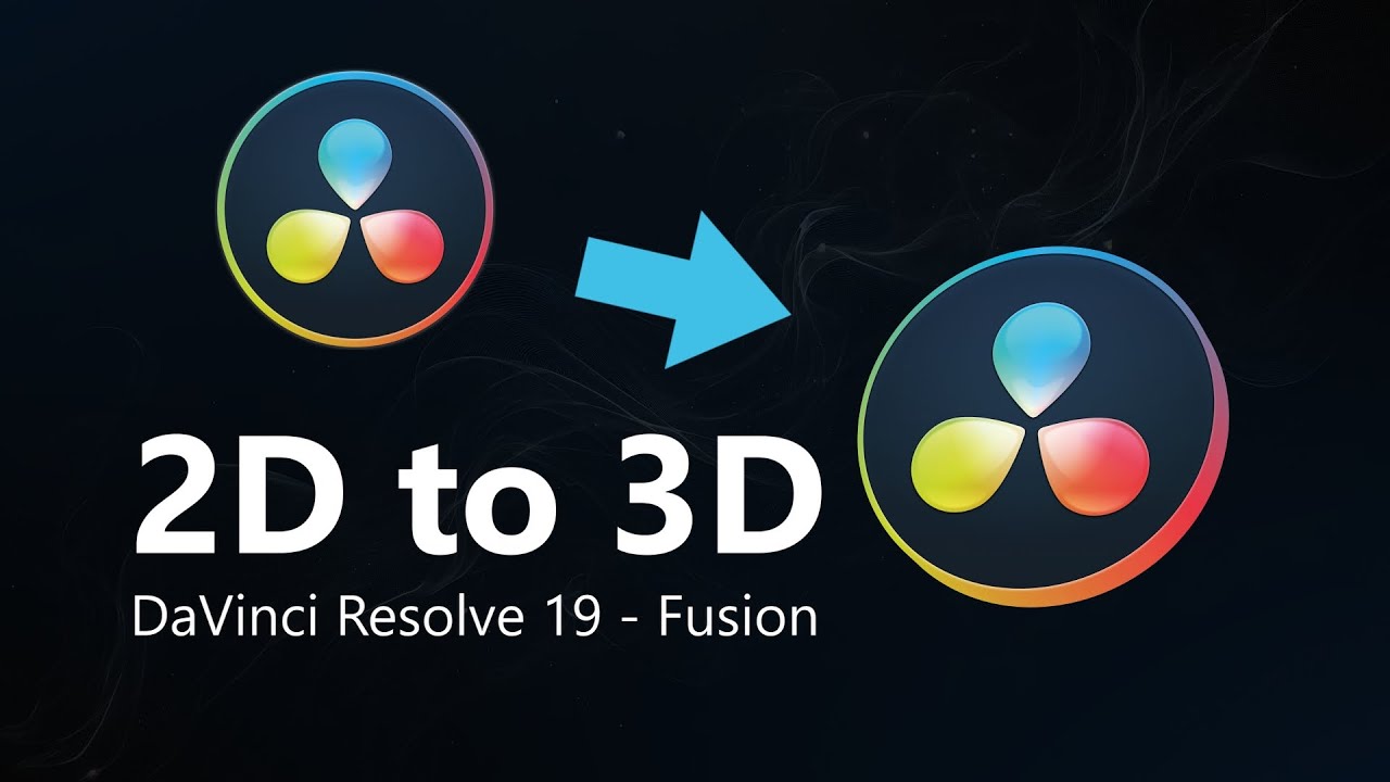 Logo Animation 2D to 3D in DaVinci Resolve 19 - YouTube