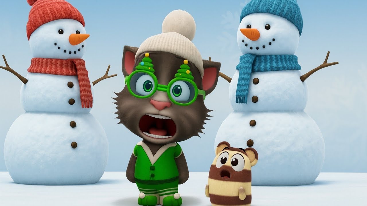 ️Tom’s Snow Surprise!⛄ Winter Shock with Talking Tom, 😲 Unexpected Snow ...