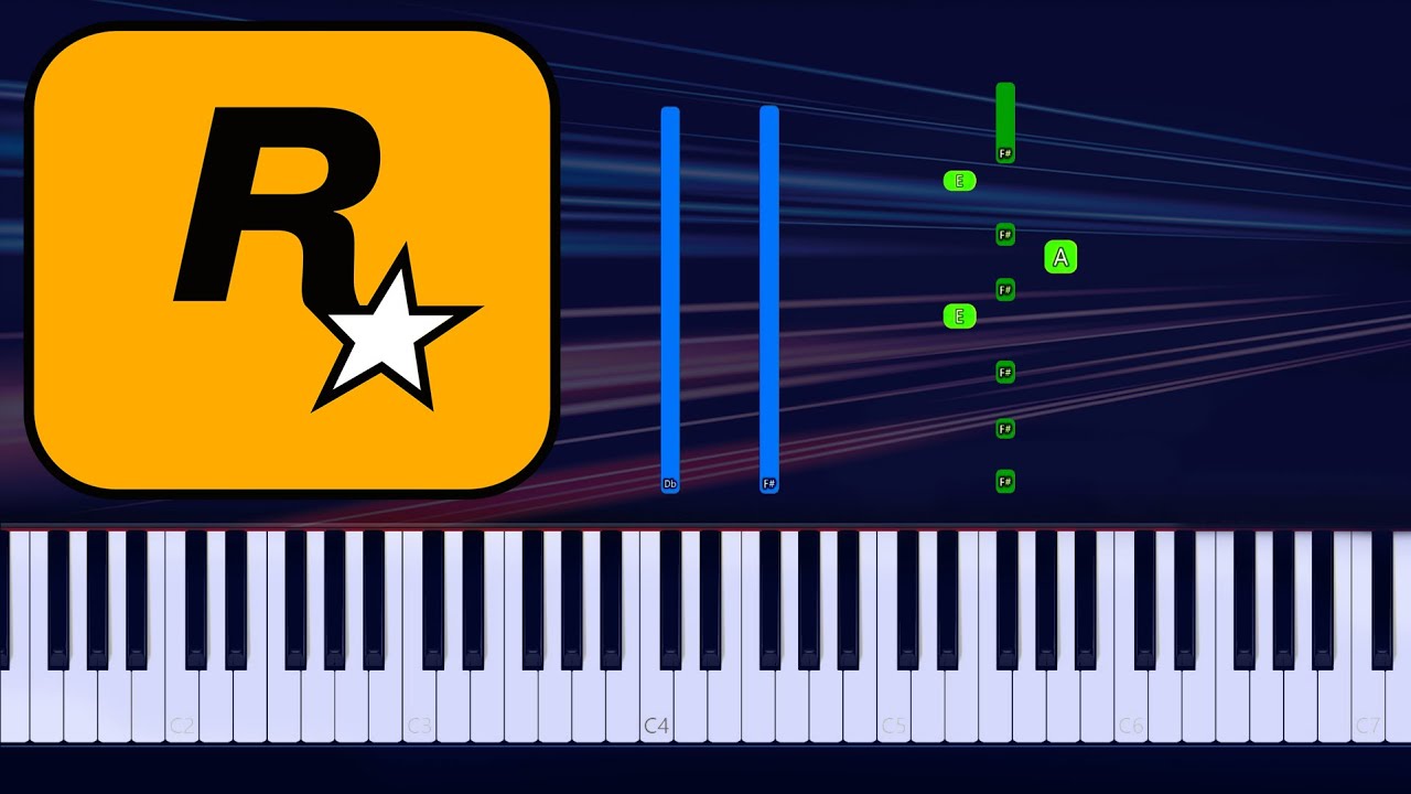 ROCKSTAR GAMES EPIC INTRO | Piano Tutorial - YouTube