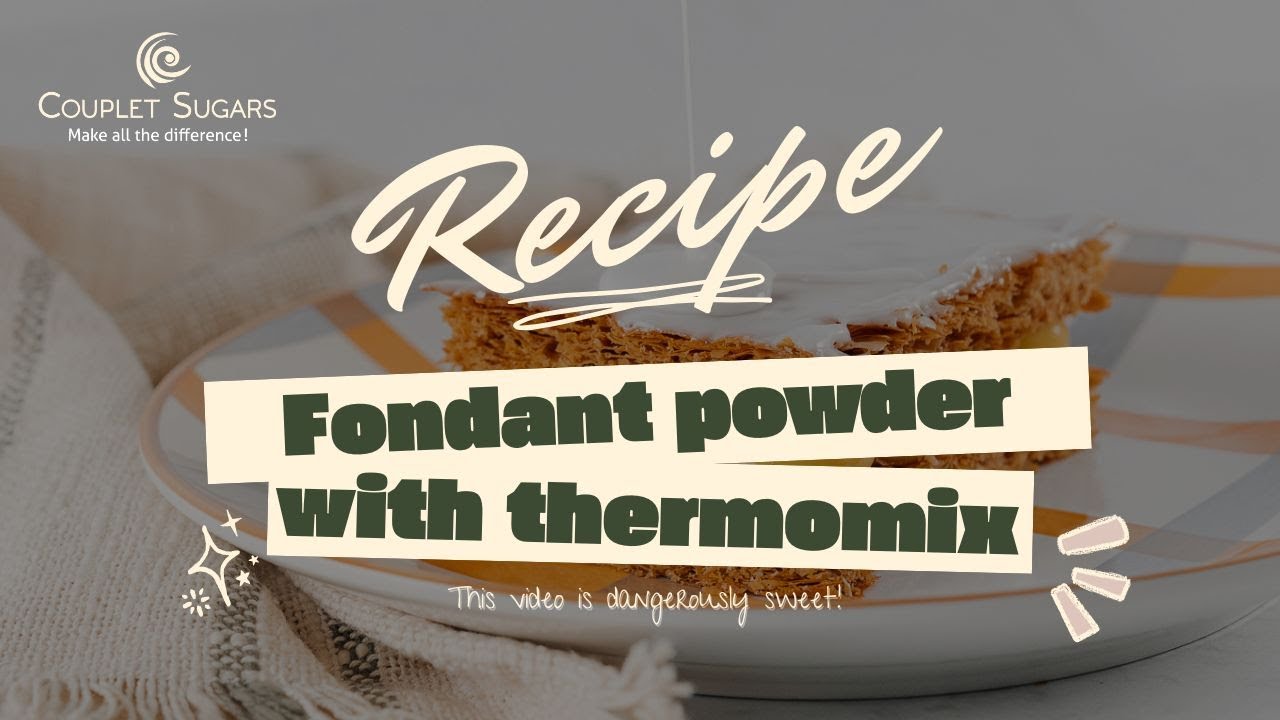 Use of Fondant Powder (With a Thermomix) - Recipe - YouTube