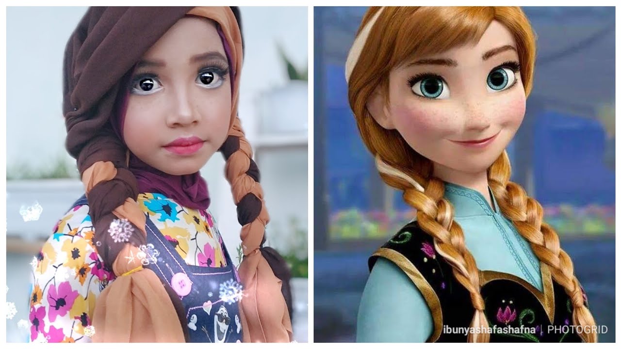 Tutorial Makeup ala Princess Anna Frozen ( Makeup Drugstore) Shafa as ...