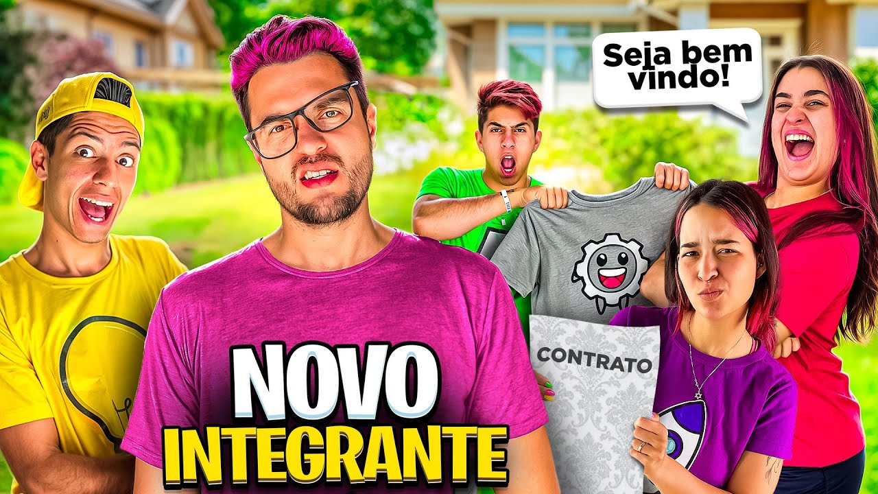 NOVO INTEGRANTE DOS ROSA OFICIAL *Toin entrou nos rosa ? - YouTube