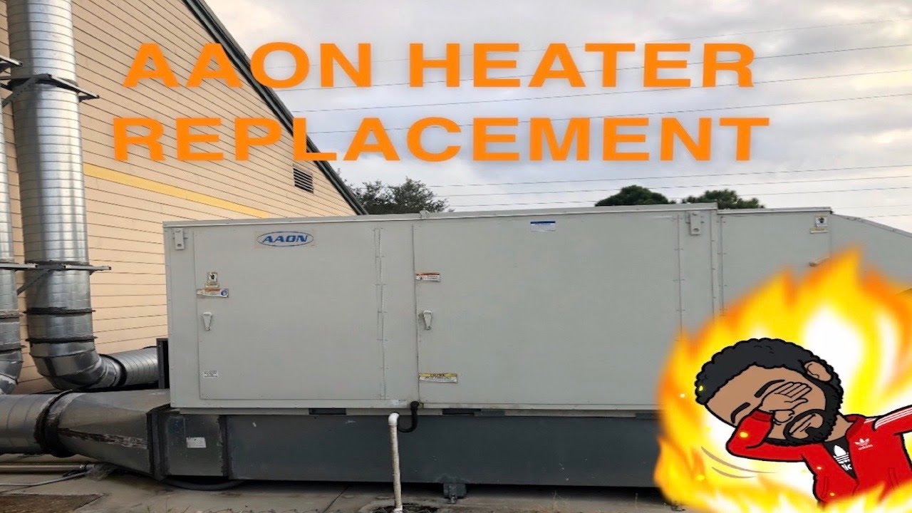 Replacing AAON Package Unit Heating Elements - YouTube