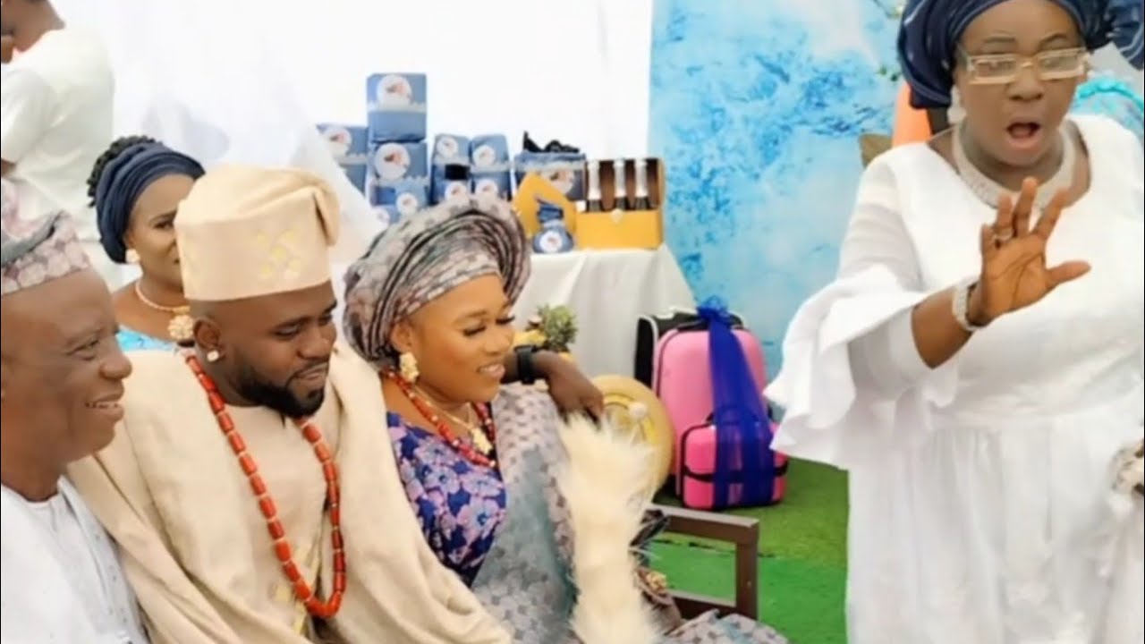 SEE WHAT IYA RAINBOW DID TO THE GROOM'S FRIEND AS ENIOLA WEDS FILM ...