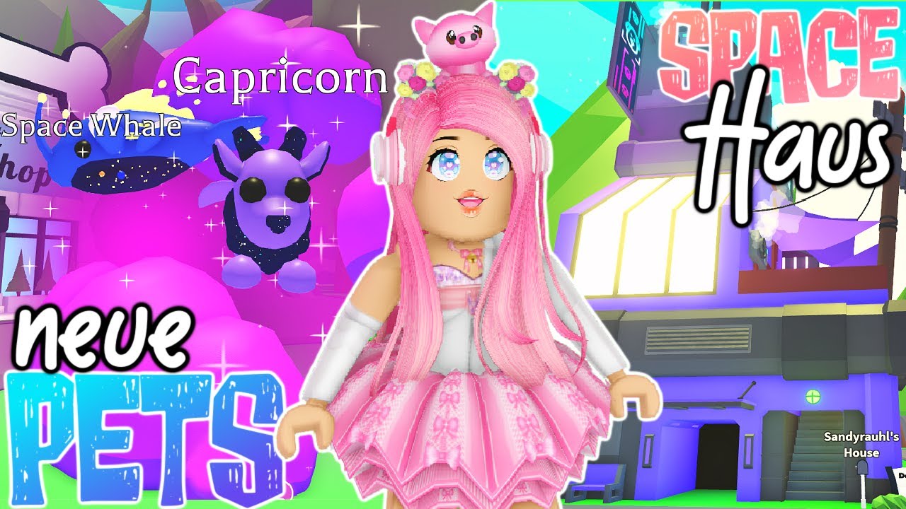 2 🅽🅴🆄🅴 WELTALL PETS + HAUS 🏡🌌 (Capricorn & Space Whale) Adopt Me ...