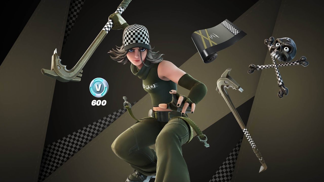 Fortnite new starter pack the checkered past pack (w/600 vbucks ) - YouTube