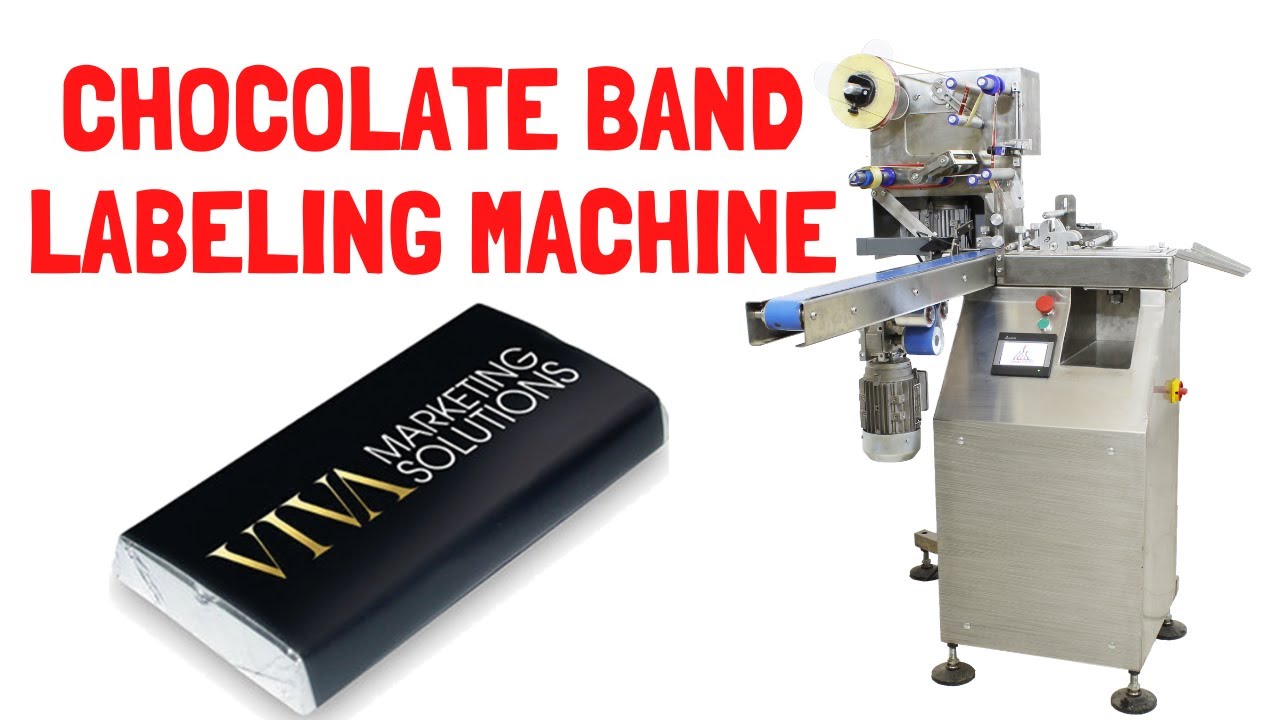 Chocolate band Labeling Machine (LM-B80) - YouTube