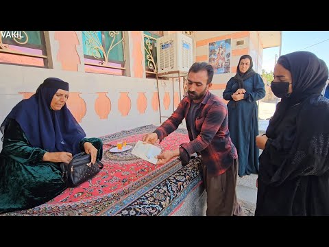 Telling a big secret that Afsaneh was a girl from Sari and Afsaneh was shocked😱😱😱