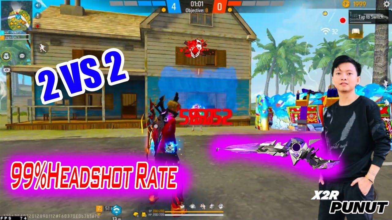 FREE FIRE 2 VS 2 🔥 NEW SETTING | GAMEPLAY - YouTube