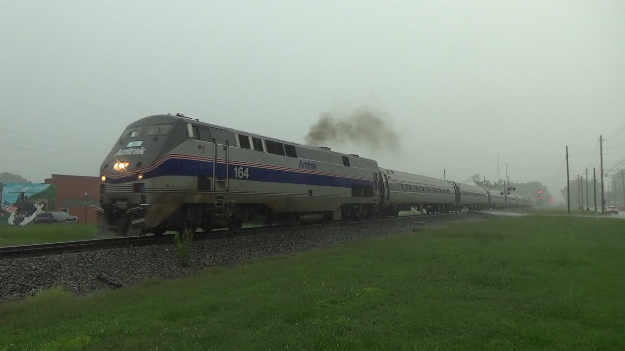 Amtrak 164 Leads Amtrak 79 - YouTube