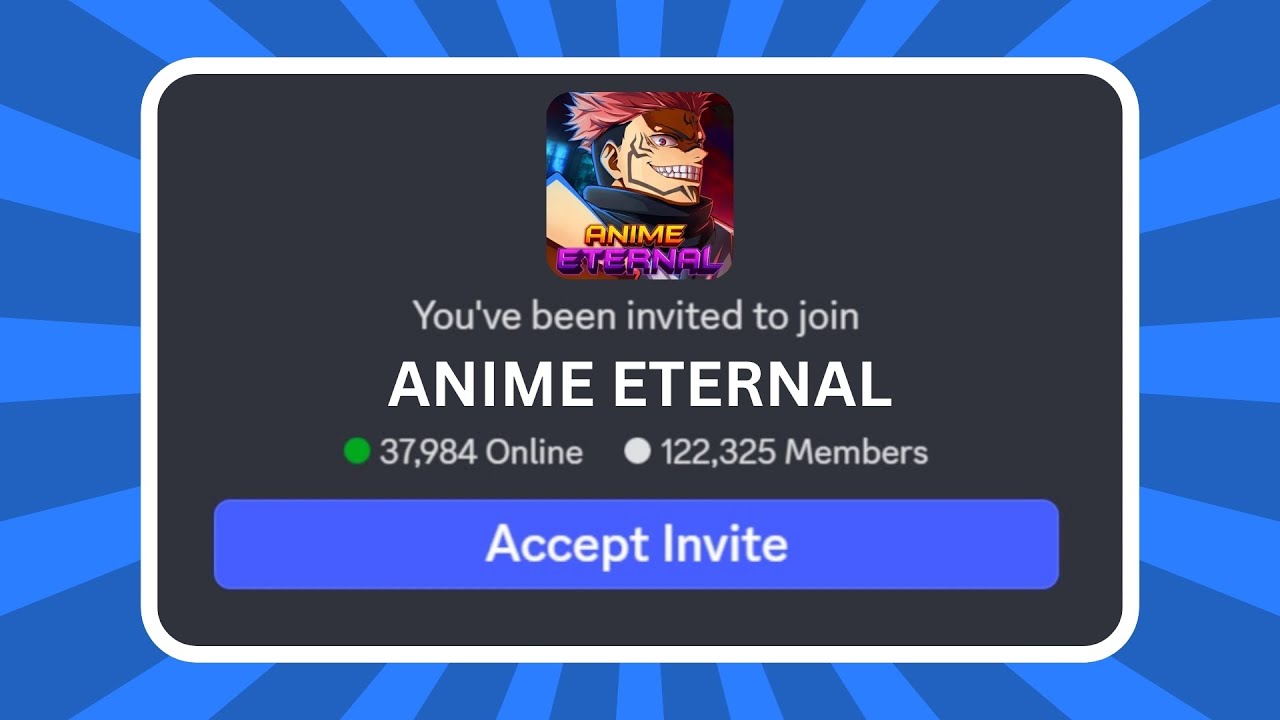 How to Join ANIME ETERNAL Discord Server (QUICK & EASY) - YouTube