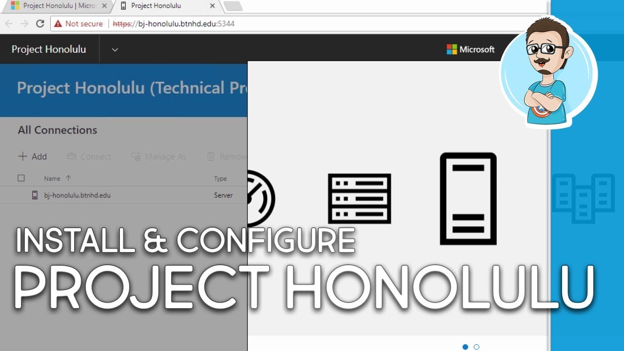 Project Honolulu Technical Preview Install & Configure - YouTube