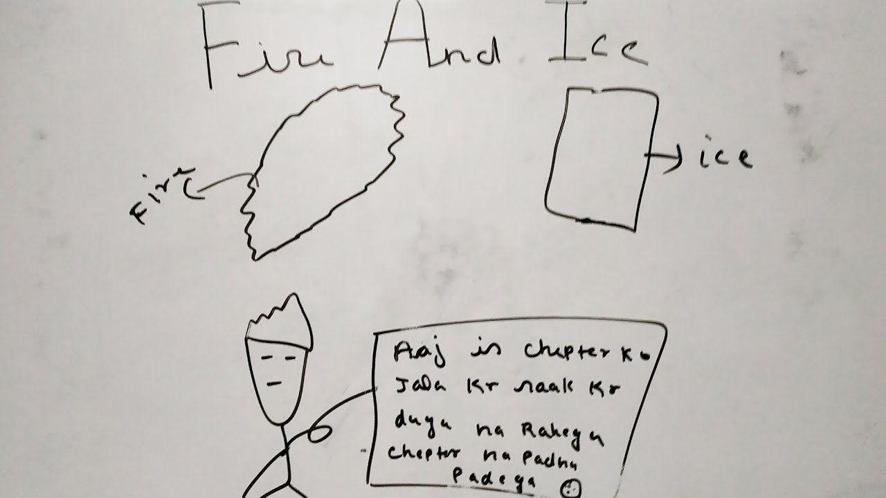 Fire And Ice Class 10th English Fun With Study Full Explanation In fire-and-ice-class-10th-english-fun-with-study-full-explanation-in