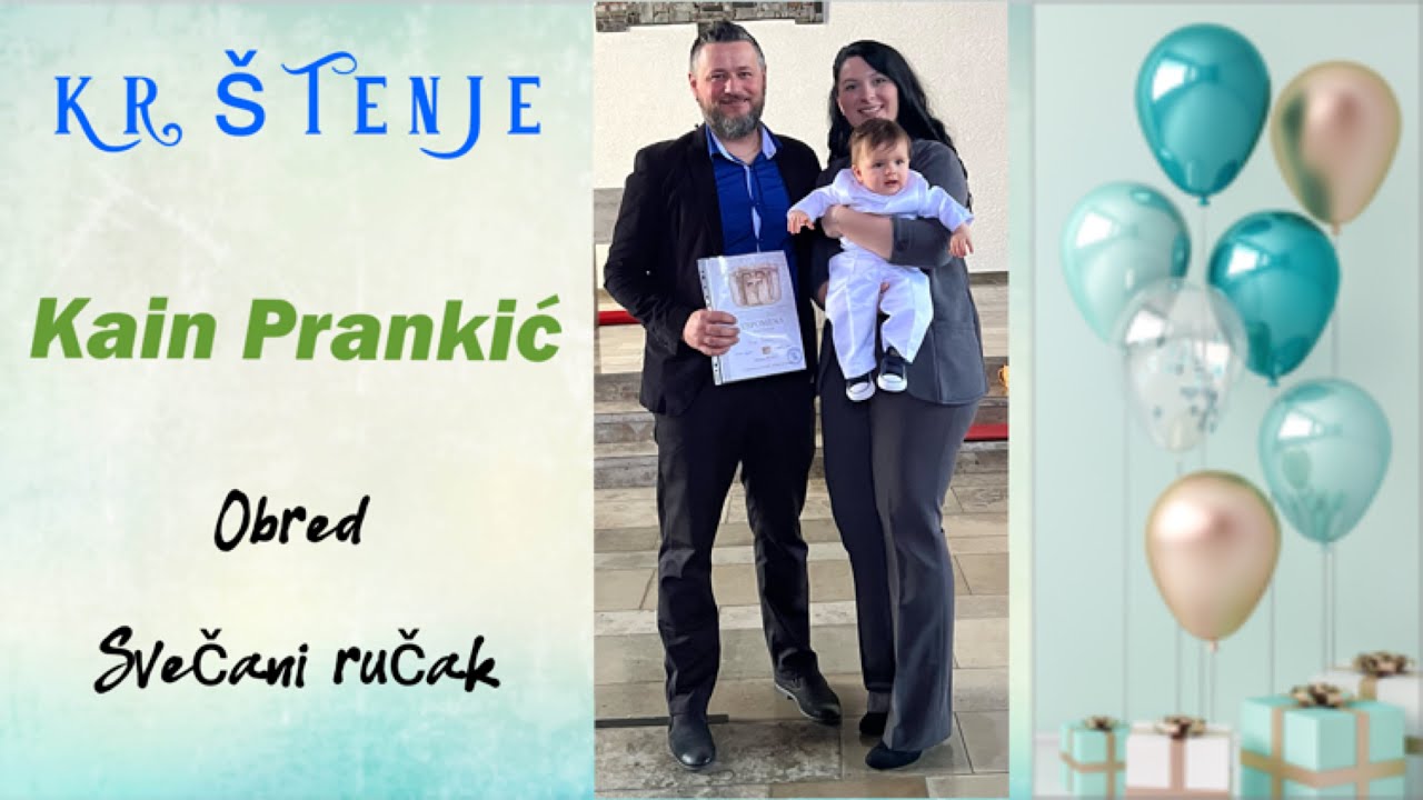 KRSTENJE - Kain Josip Prankic - 19.03.2023. - obred krstenja - svecani ...