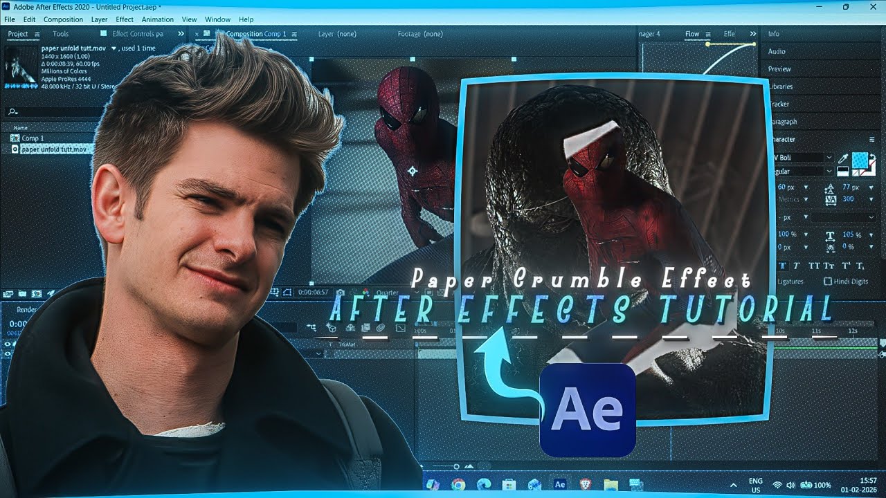 How to Create Paper Unfold Effect in After Effects ( Easy Tutorial ...