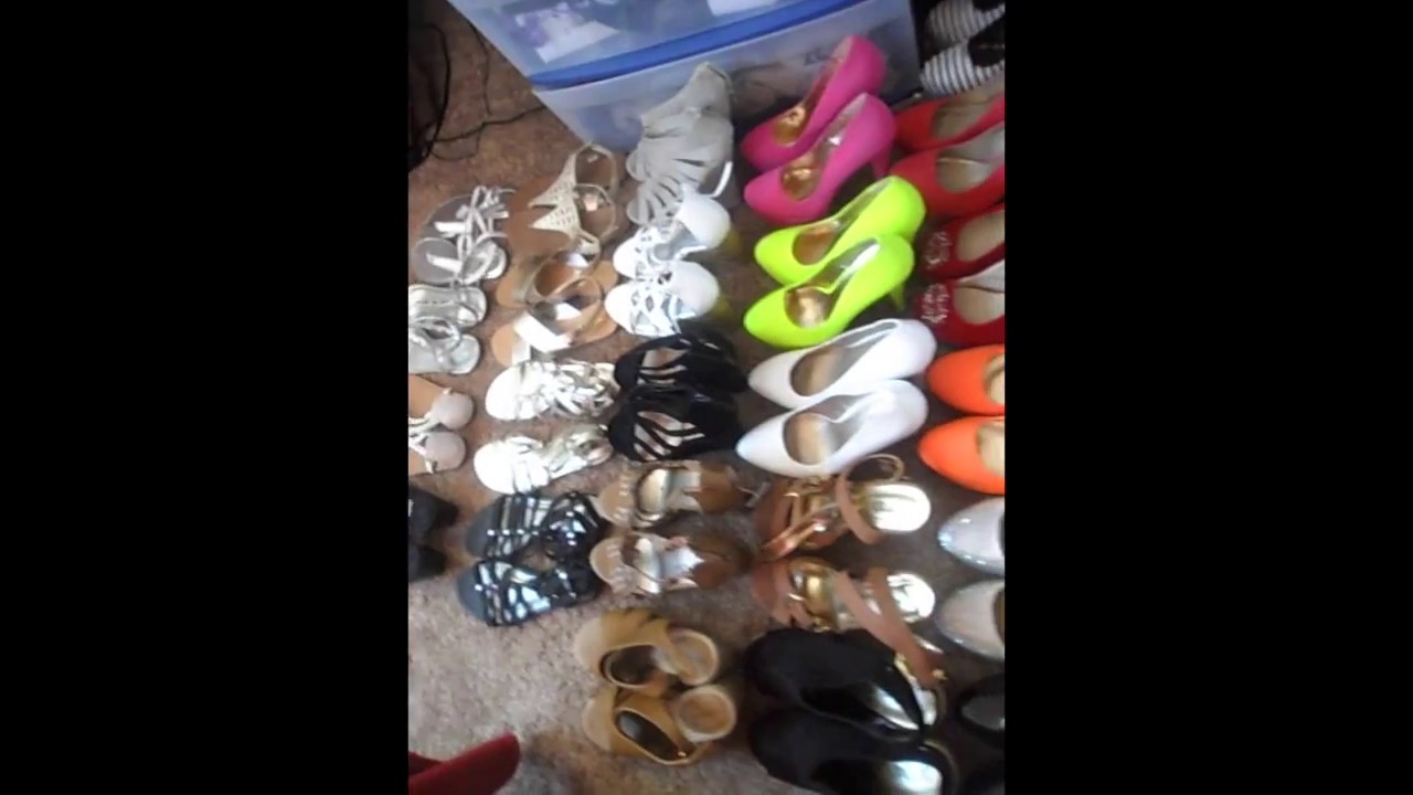 Counting My Shoes | Shoe collection - YouTube