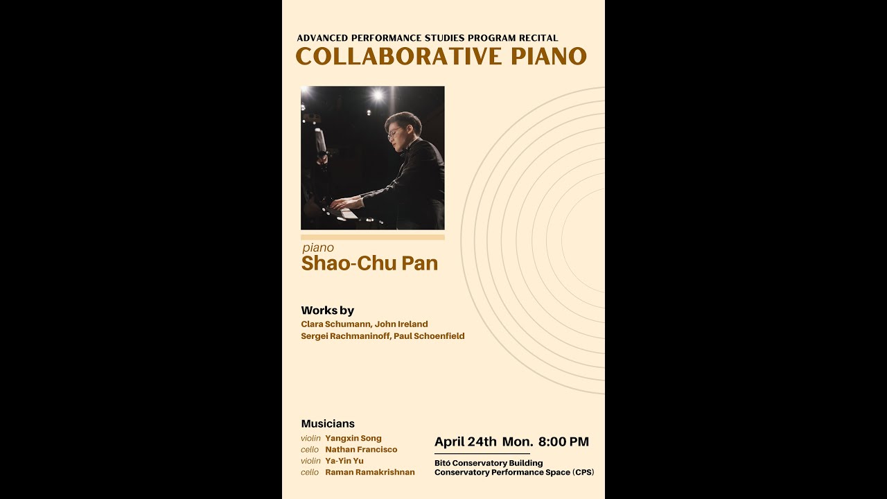 APS Recital: Shao-Chu Pan, piano - YouTube