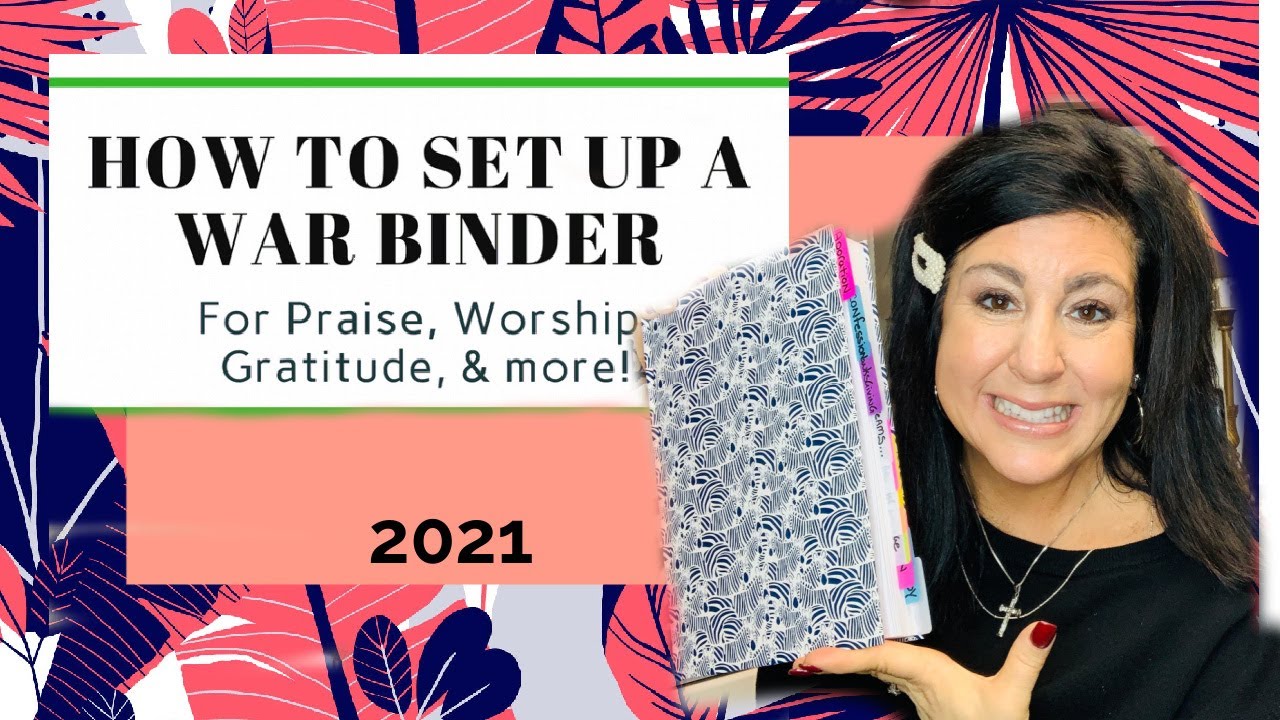 STEP BY STEP WAR BINDER & PRAYER JOURNAL SET UP/DREAM OUT LOUD WORKSHOP ...