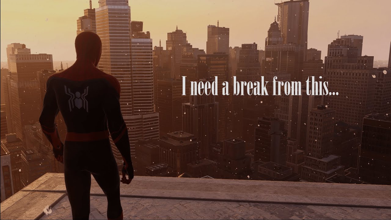 Marvel's Spider-man Chill Music free roam with IMMERSIVE camera mod ...