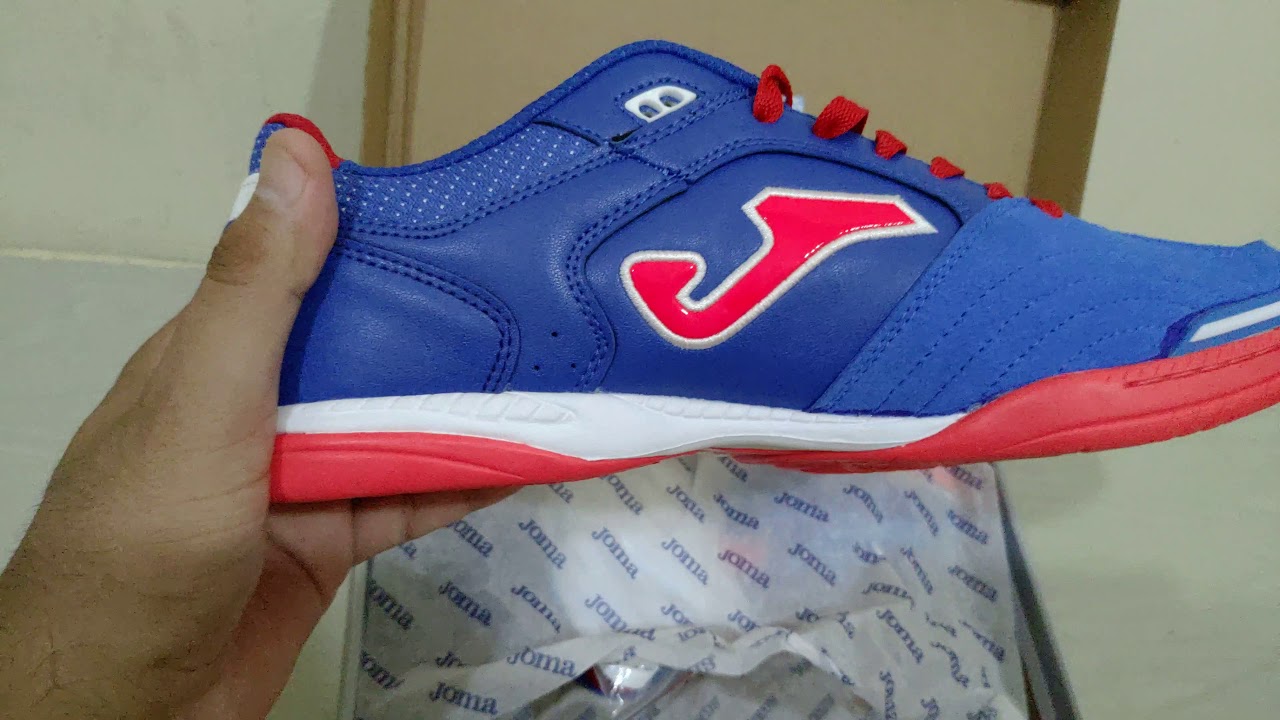 Sepatu futsal Joma Top Flex 904 kulit - YouTube