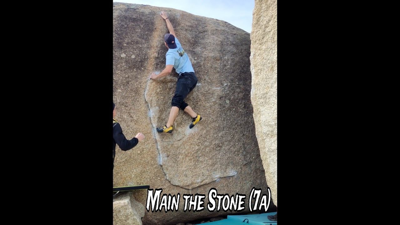 Main the Stone (7a) - Zarzalejo Boulder - YouTube