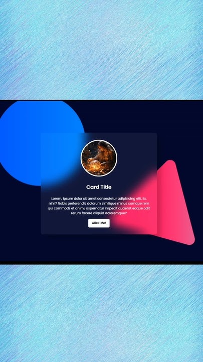 How to create a Card using the html CSS tutorial 🔥🥵 #shortsfeed #shorts - YouTube