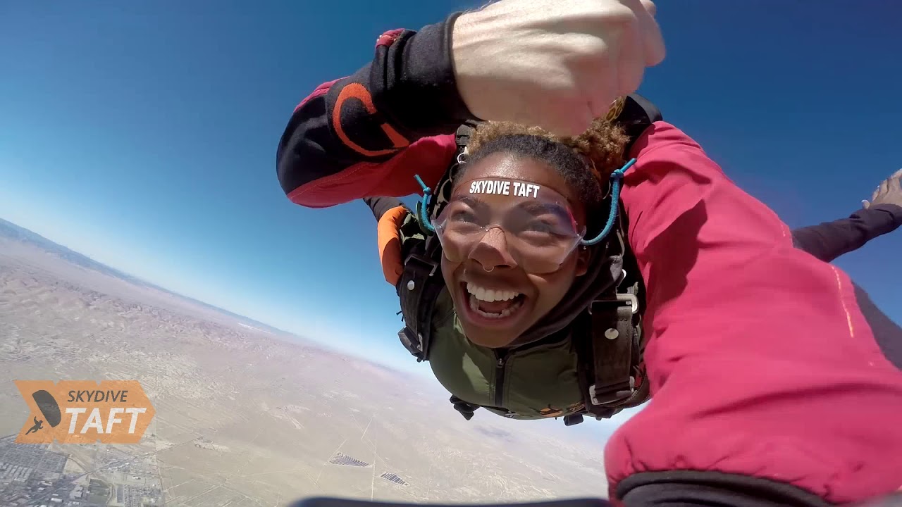 Tandem Skydive | Adia Gill from Los Angeles, CA - YouTube