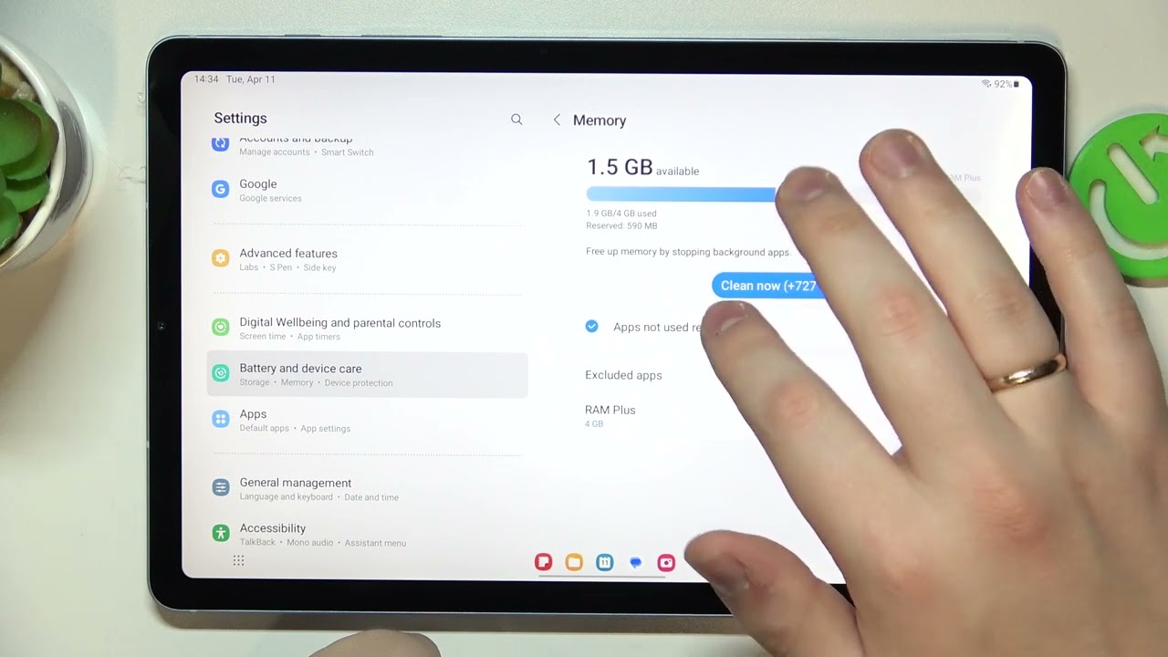 How To Check Available RAM In SAMSUNG Tab S6 Lite 2022 Check Space How To Check Available RAM In SAMSUNG Tab S6 Lite 2022 Check Space