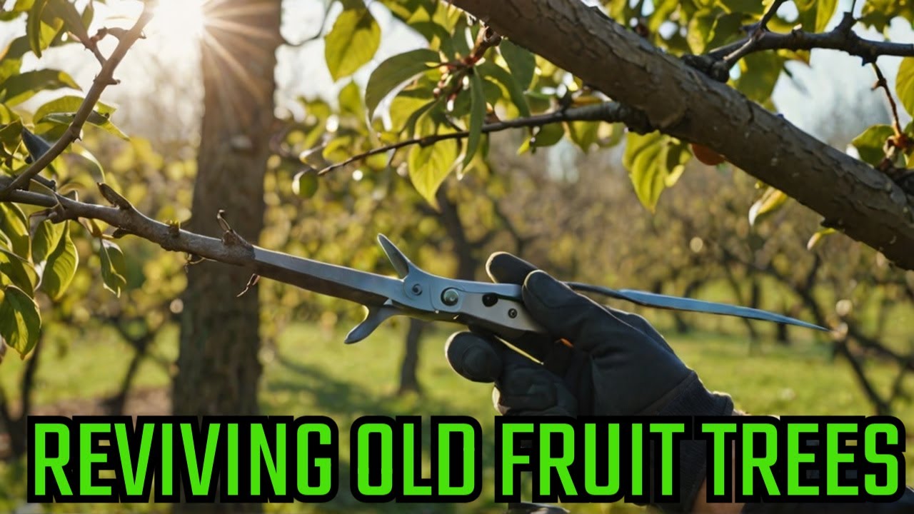 Reviving Old Fruit Trees: Pruning For Growth - YouTube