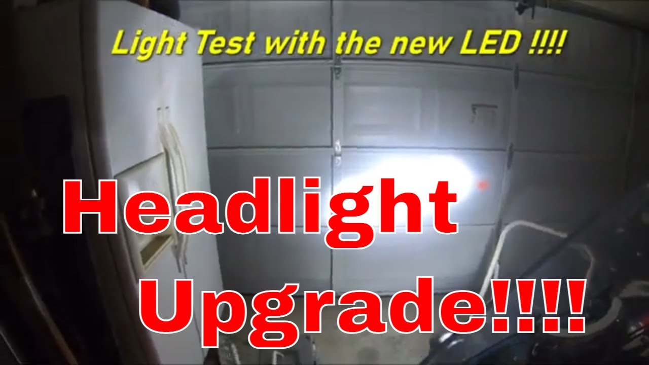 Honda Shadow 750 ACE Headlihgt Upgrade!!! (LED) - YouTube
