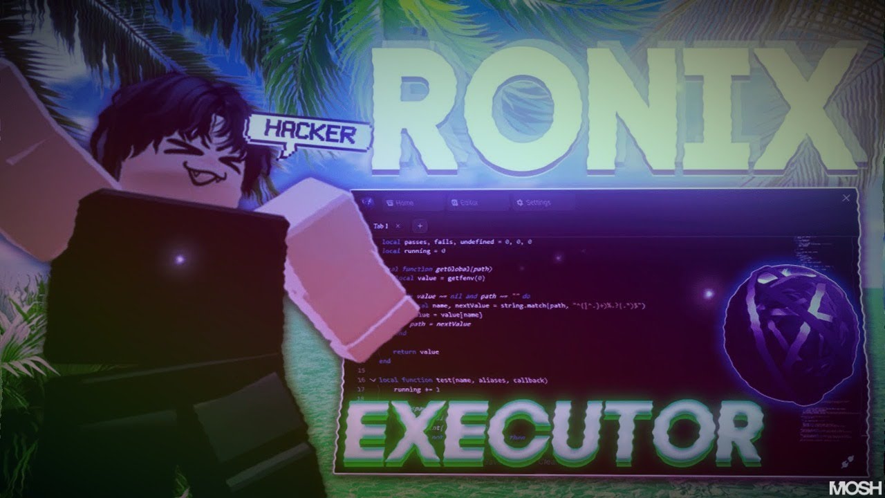 Roblox Executor "Ronix" FREE Exploit No Key Working Web 2025 [98% UNC ...