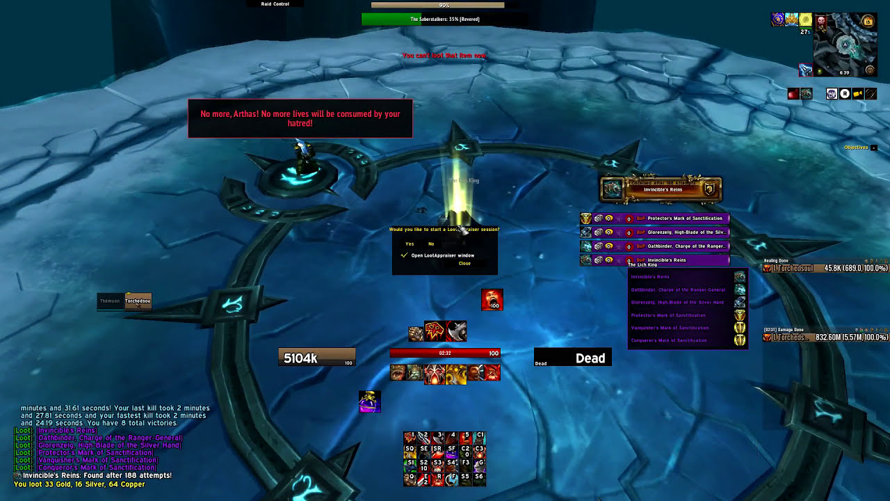 Wow - Invincible's Reins Mount Drop - YouTube