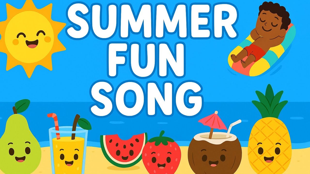 Summer Fun Song for Toddlers 🌞🍍 | Learn Fruits & Enjoy the Beach! - YouTube