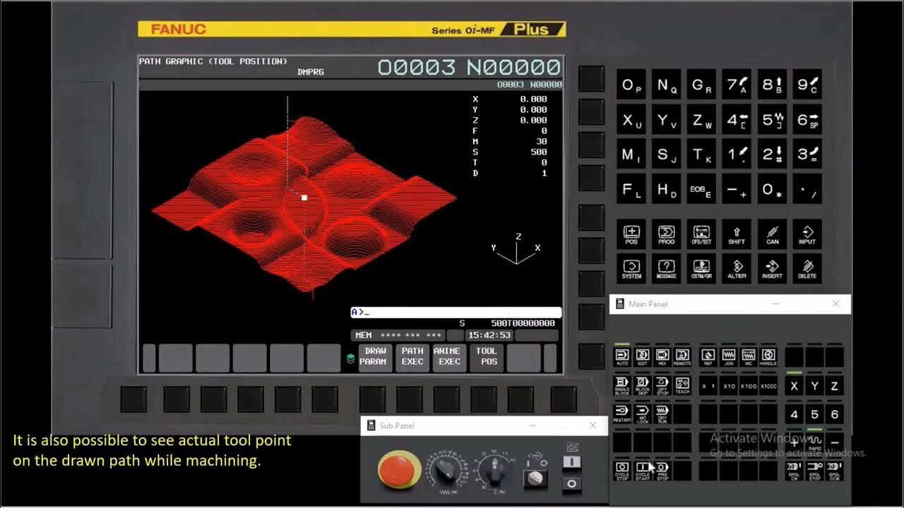3D Simulation of Tool Path and Workpiece Using "Dynamic Graphic Display ...